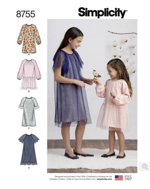 Sewing Pattern for Child's Dresses Simplicity Pattern | Etsy