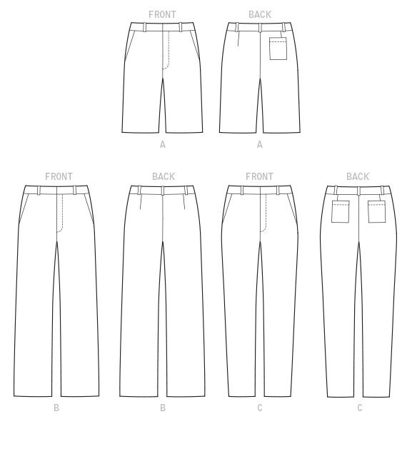 Sewing Pattern for Men's Pants or Shorts Mccalls Pattern - Etsy
