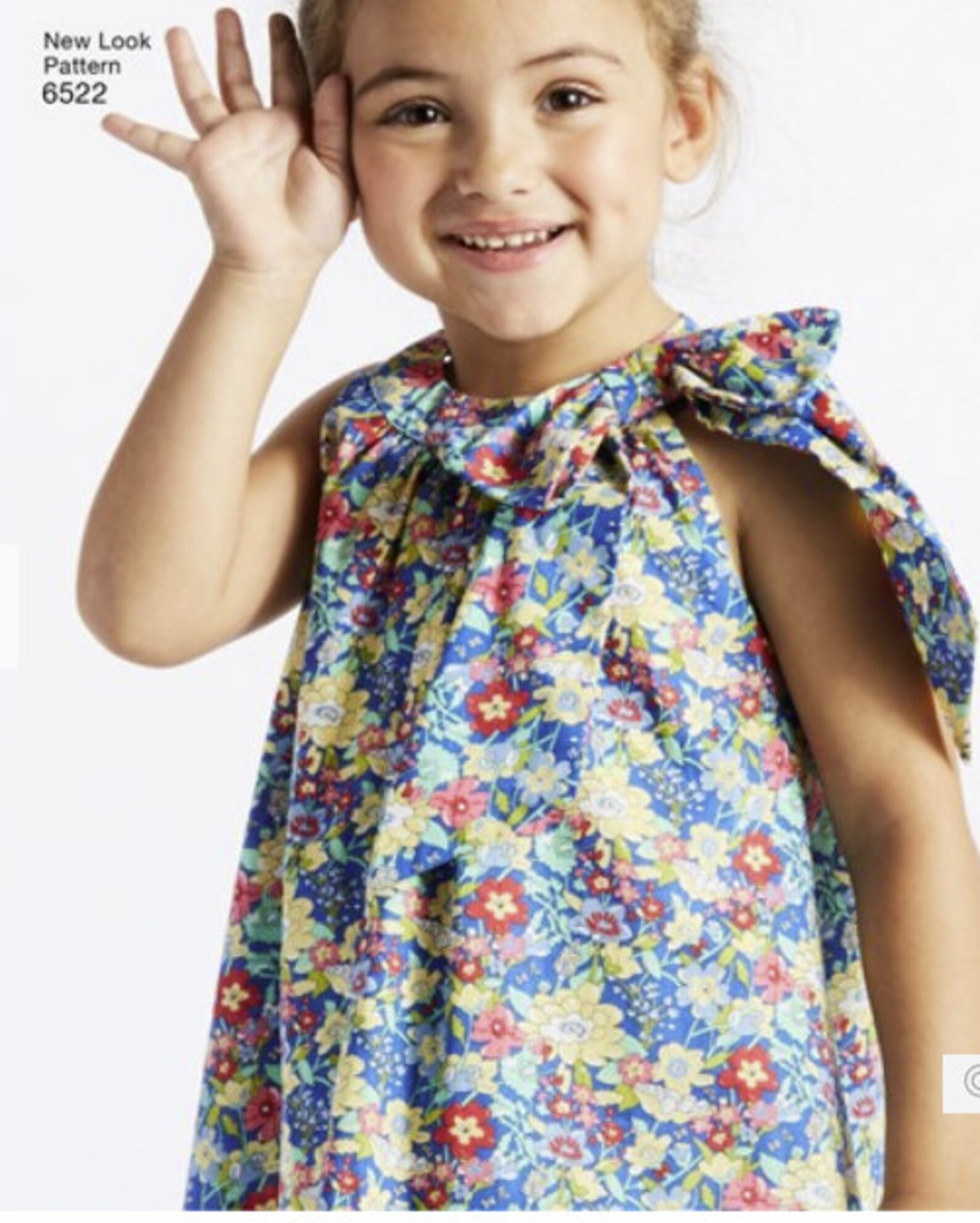 Sewing Pattern for Girls Dress in Sizes 3 to 14, New Look N6522, New ...