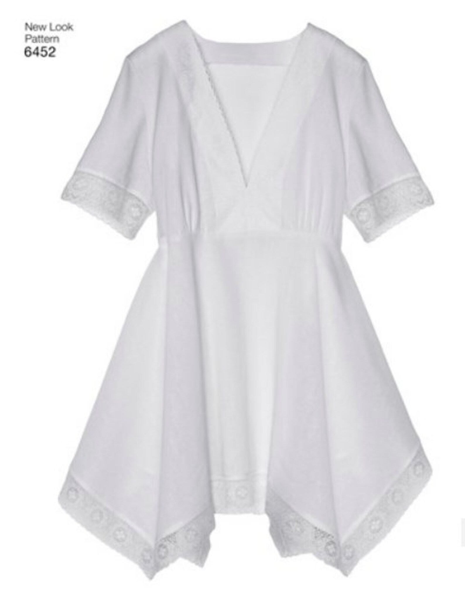 Sewing Pattern for Womens Tunic Tops, New Look Pattern 6452, New ...