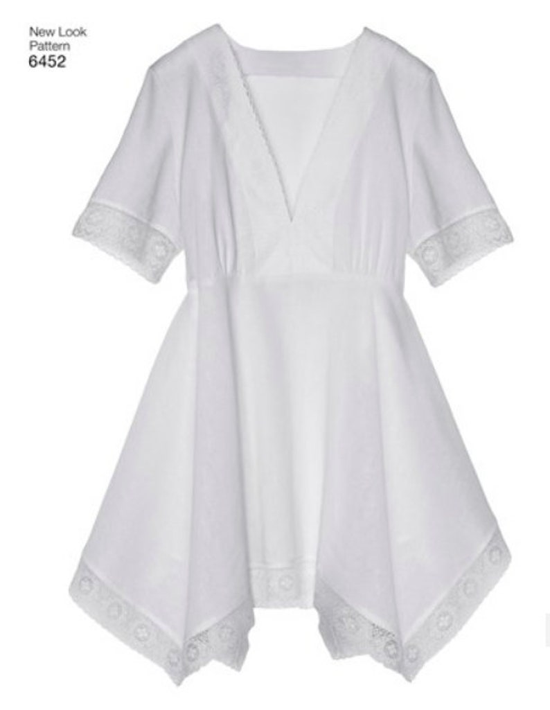 Sewing Pattern for Womens Tunic Tops New Look Pattern 6452 | Etsy