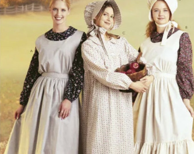 Sewing Pattern for Womens Pioneer Costumes, Mccalls Pattern M7220 ...