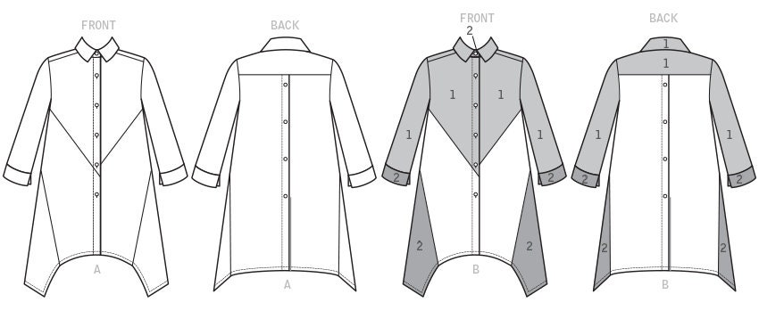Sewing Pattern for Womens' TUNIC Shirts Mccall's - Etsy