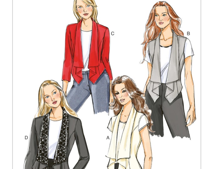 Sewing Pattern for Womens' Dolman Sleeve Jackets, Butterick Pattern ...