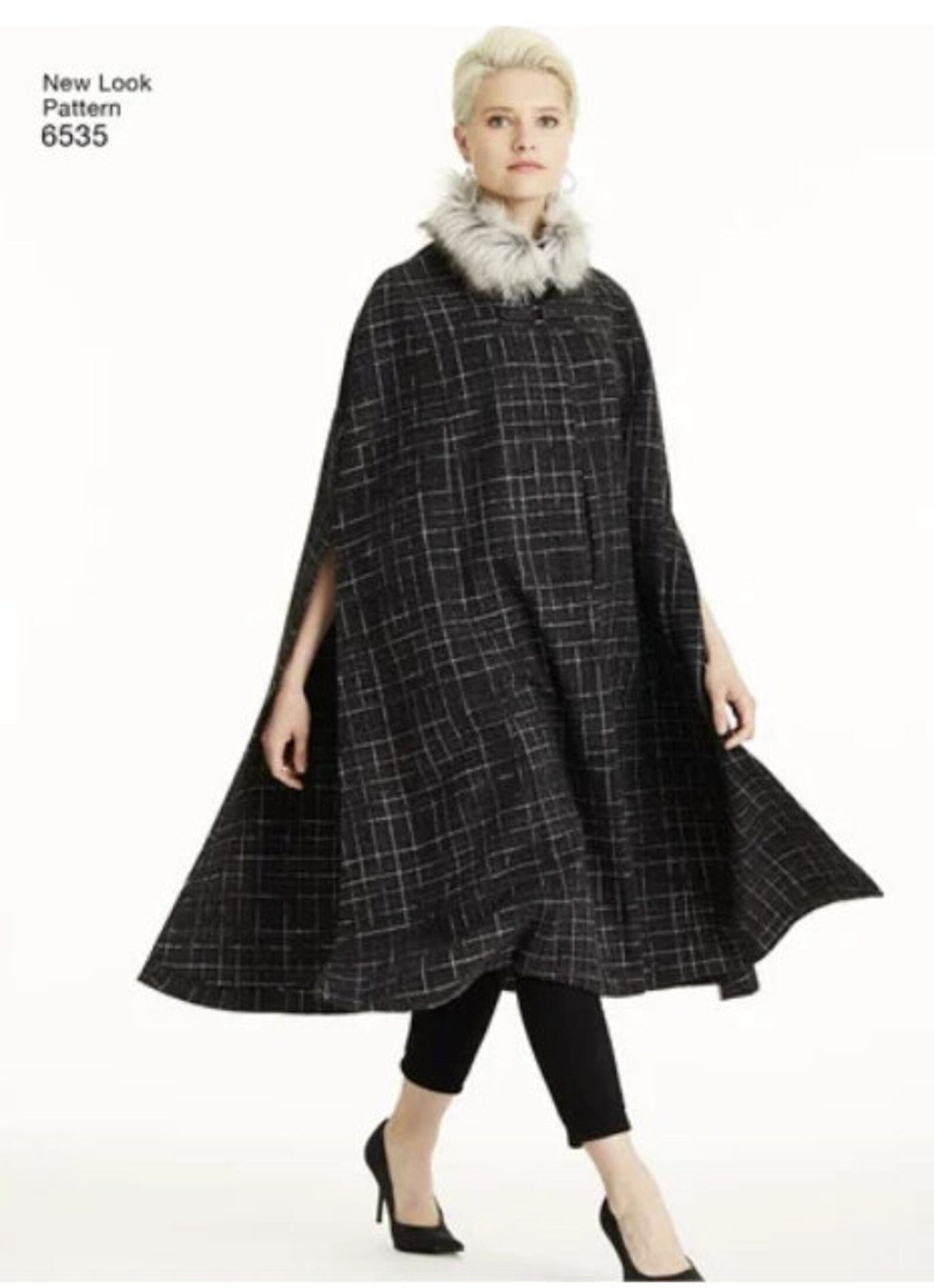 Sewing Pattern for Womens Capes in Four Lengths New Look - Etsy