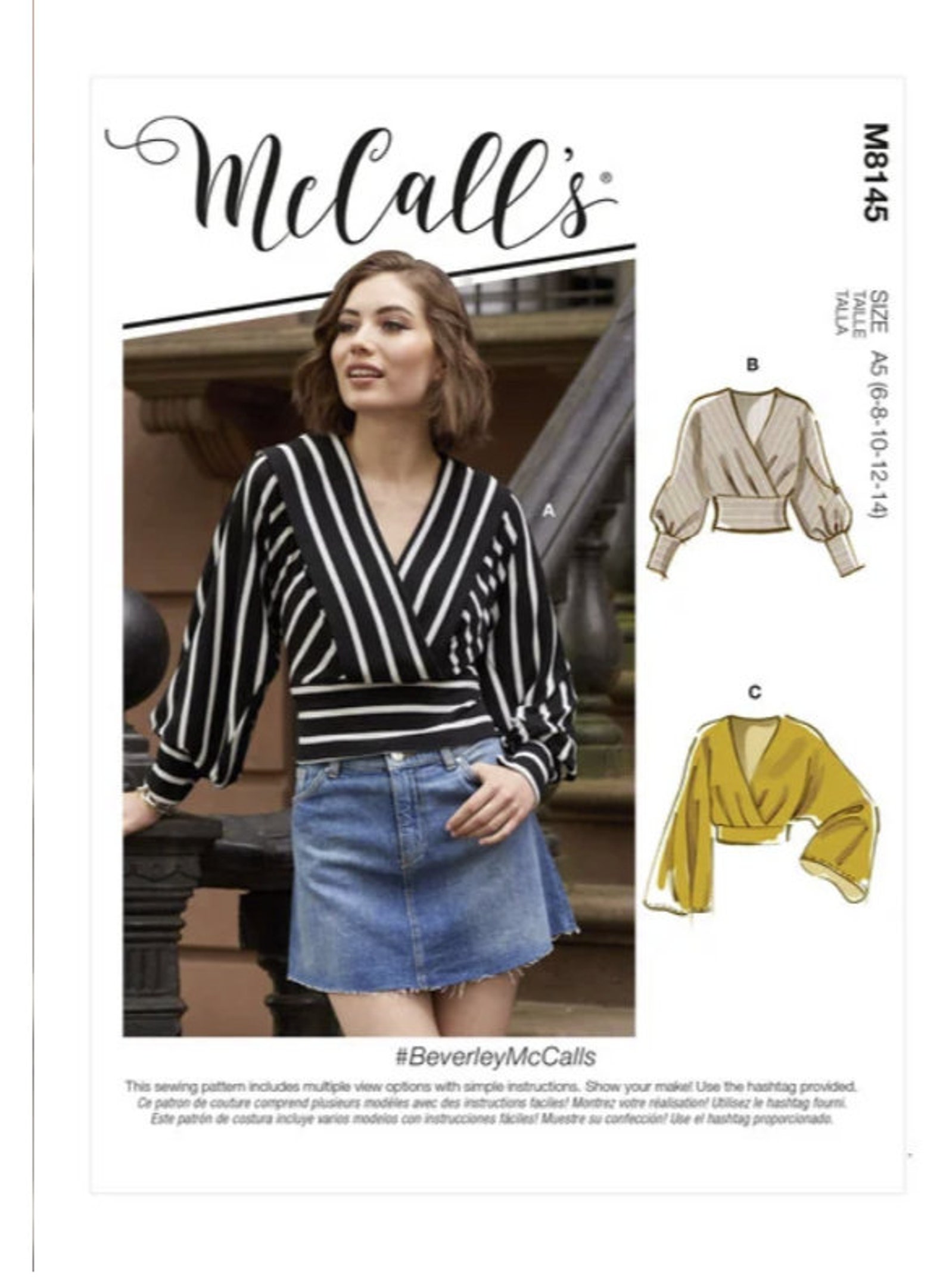 Sewing Pattern for Women's Tops Mccall's Pattern | Etsy