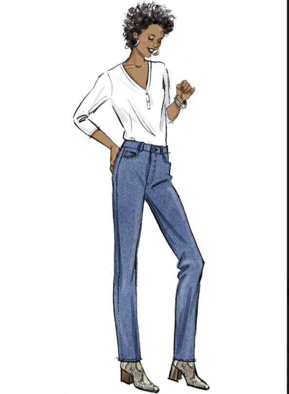 Sewing Pattern for Womens Jeans Butterick Pattern B6911 - Etsy