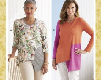 Sewing Pattern for Womens' TUNIC TOPS, Vogue Pattern V9348, Easy Sew ...
