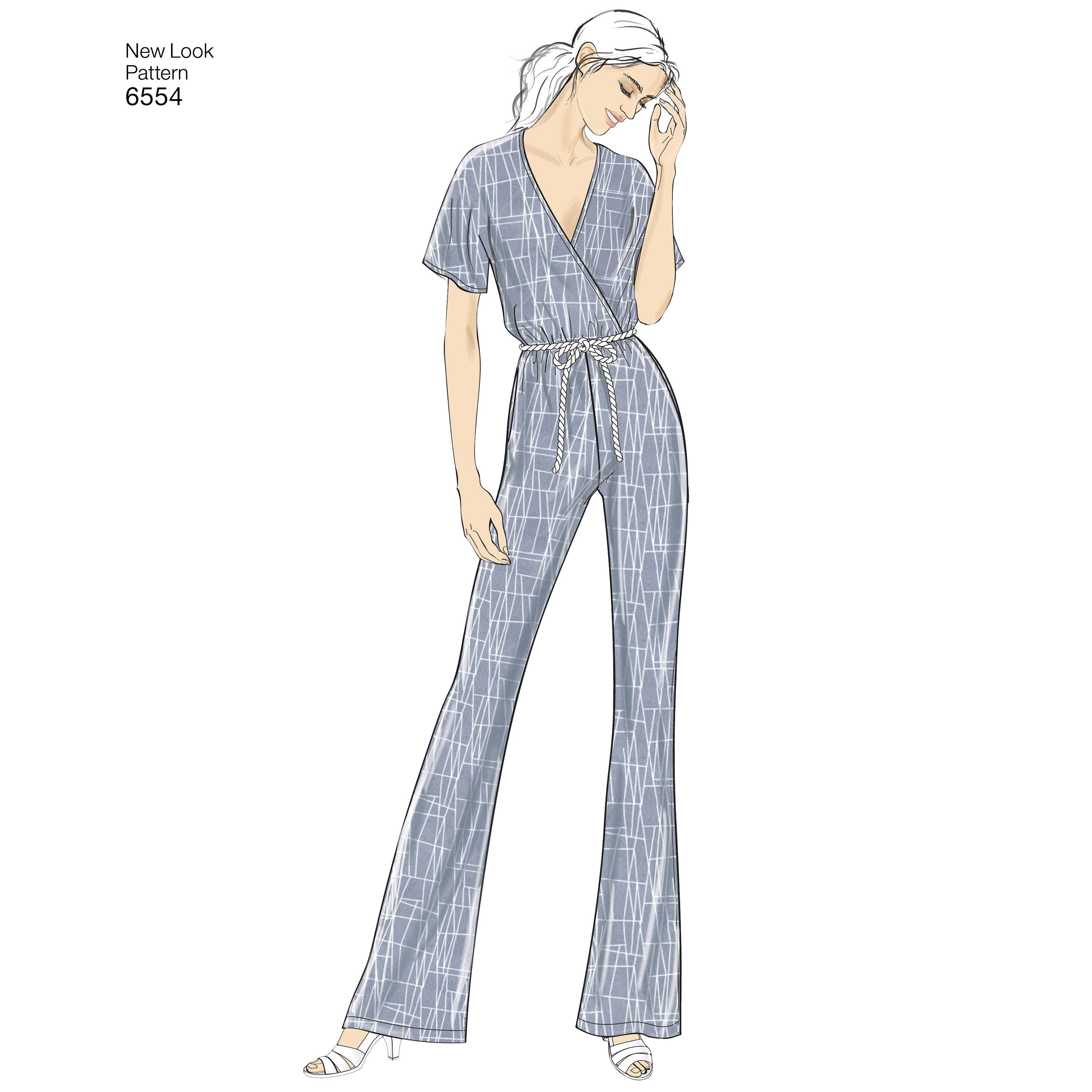 Sewing Pattern for Womens Jumpsuit and Dress, New Look 6554, New ...