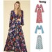 Sewing Pattern for Womens Maxi Dress, Top & Skirt in Misses Sizes, New ...
