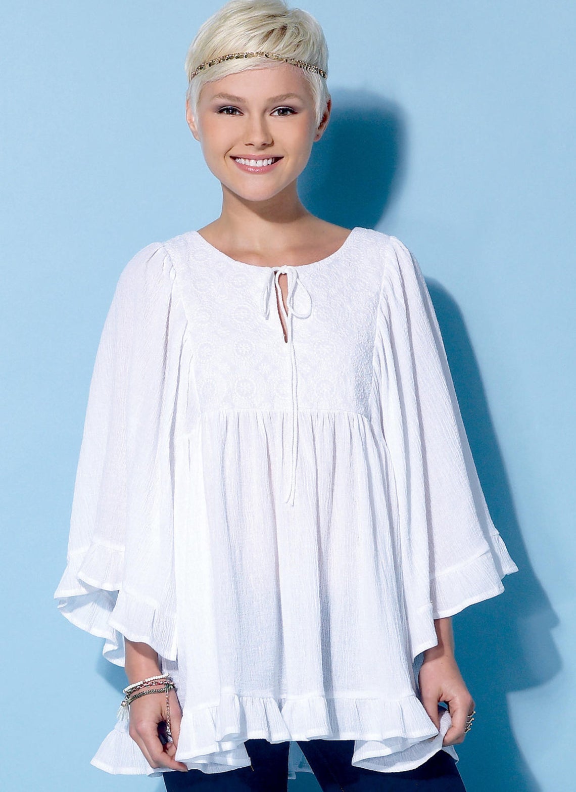 Sewing Pattern for Womens' Gathered Tops and Tunic, Mccall's Pattern ...