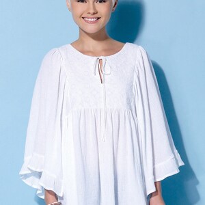 Sewing Pattern for Womens' Gathered Tops and Tunic, Mccall's Pattern ...
