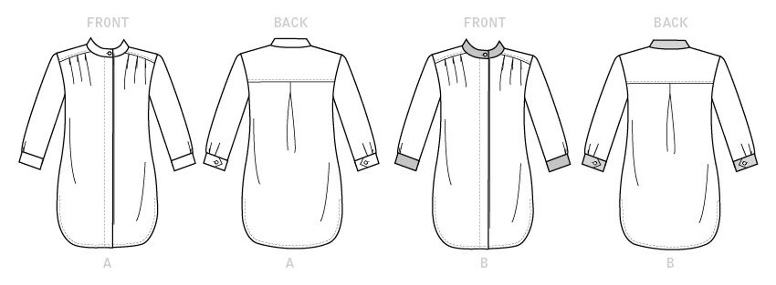 Sewing Pattern for Misses'/women's Button-down Shirt - Etsy