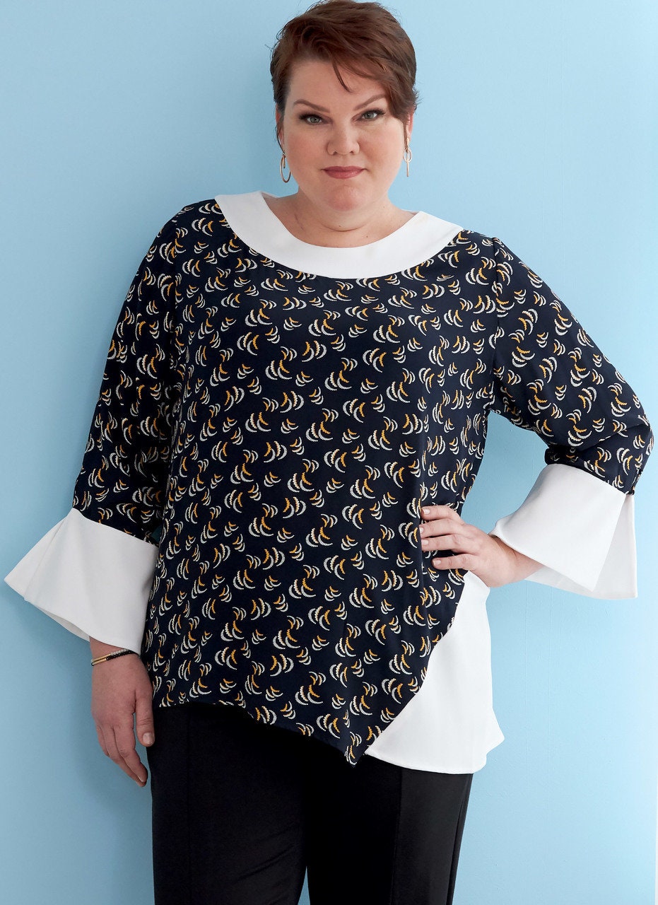 Sewing Pattern for Misses' & Women's Plus Size Tops by - Etsy