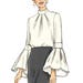 Sewing Pattern for Misses' TOP W/ SLEEVE & CUFF Variations, Vogue ...