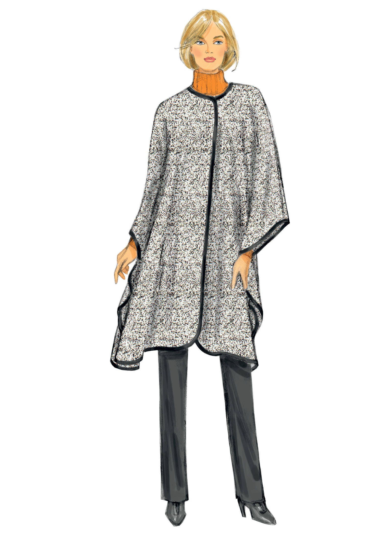 Sewing Pattern for Misses' Shawl Collar Jacket Coat and | Etsy