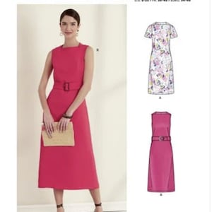 Sewing Pattern for Womens Dresses, New Look Pattern N6667, Misses Shift ...
