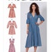 Sewing Pattern for Misses DEEP-V DRESSES, Vogue Pattern V9053, Womens ...
