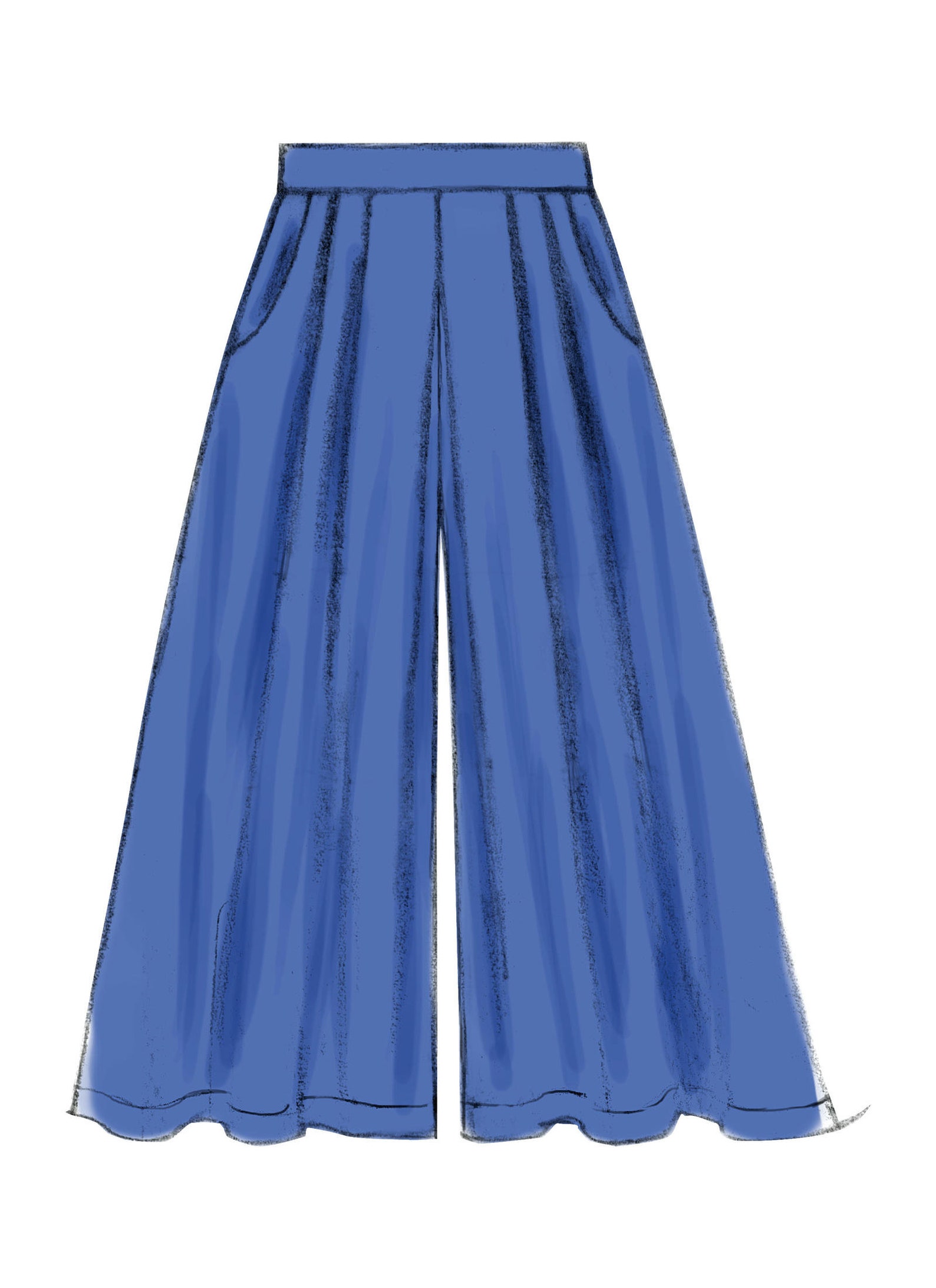 Sewing Pattern for Womens' Wide-leg Shorts Culottes and - Etsy