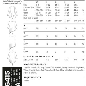Sewing Pattern for Womens Tops, New Look Pattern 6415, Womens Tunic ...