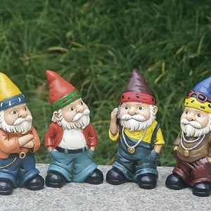 Fairy Garden Miniature GNOME, Handsome Gnomes, Garden Gnome, Miniature ...