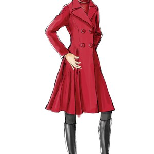 Sewing Pattern for Womens DOUBLE-BREASTED Notched or Shawl - Etsy