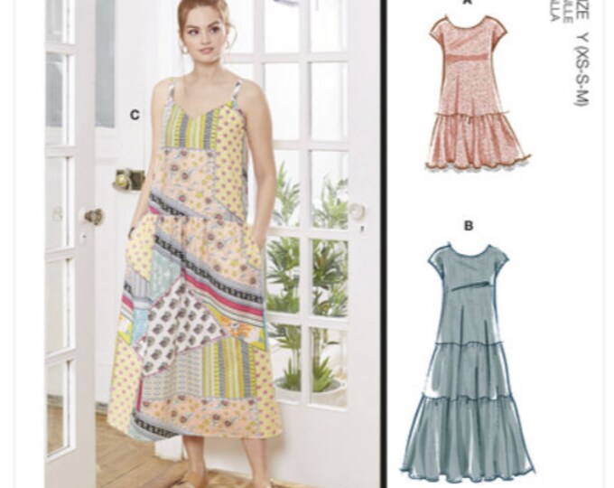 Sewing Pattern Womens Dress, Mccalls Pattern M8214, New Pattern, Summer ...