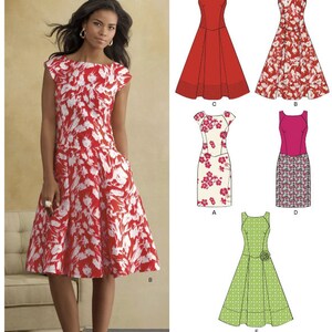 Sewing Pattern for Womens Dress in Misses Sizes, Great Summer Dresses ...