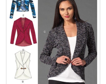 Sewing Pattern Womens Vest and Cardigans, Mccall's Pattern M7476, NEW ...