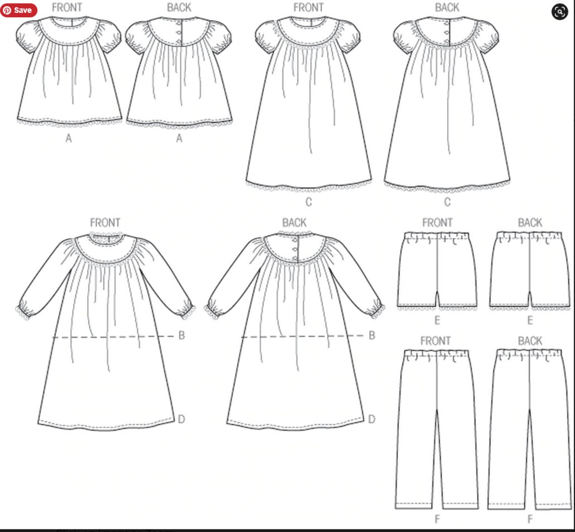 Sewing Pattern for Girls Sleepwear Mccall's Pattern | Etsy