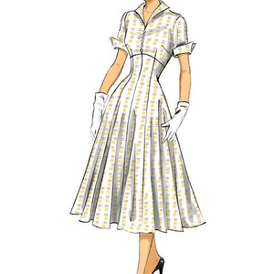 Sewing Pattern for Womens' Fit and Flare Dresses, Butterick Pattern ...