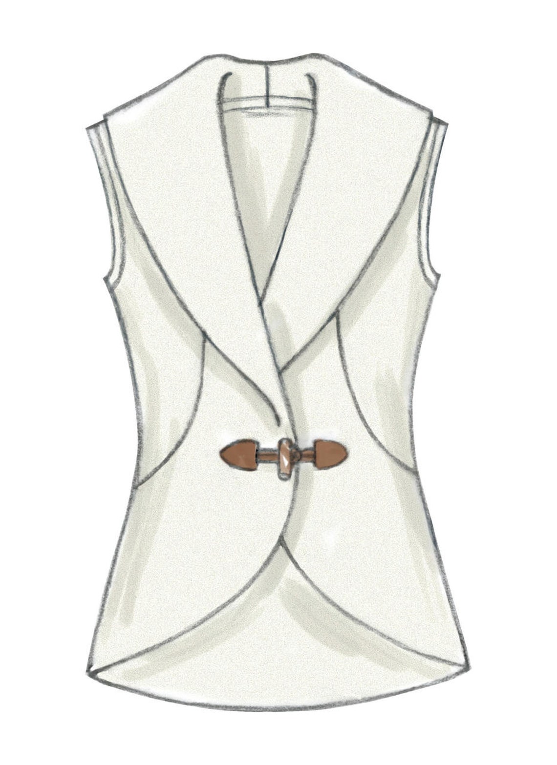 Sewing Pattern Womens Vest and Cardigans Mccall's Pattern | Etsy