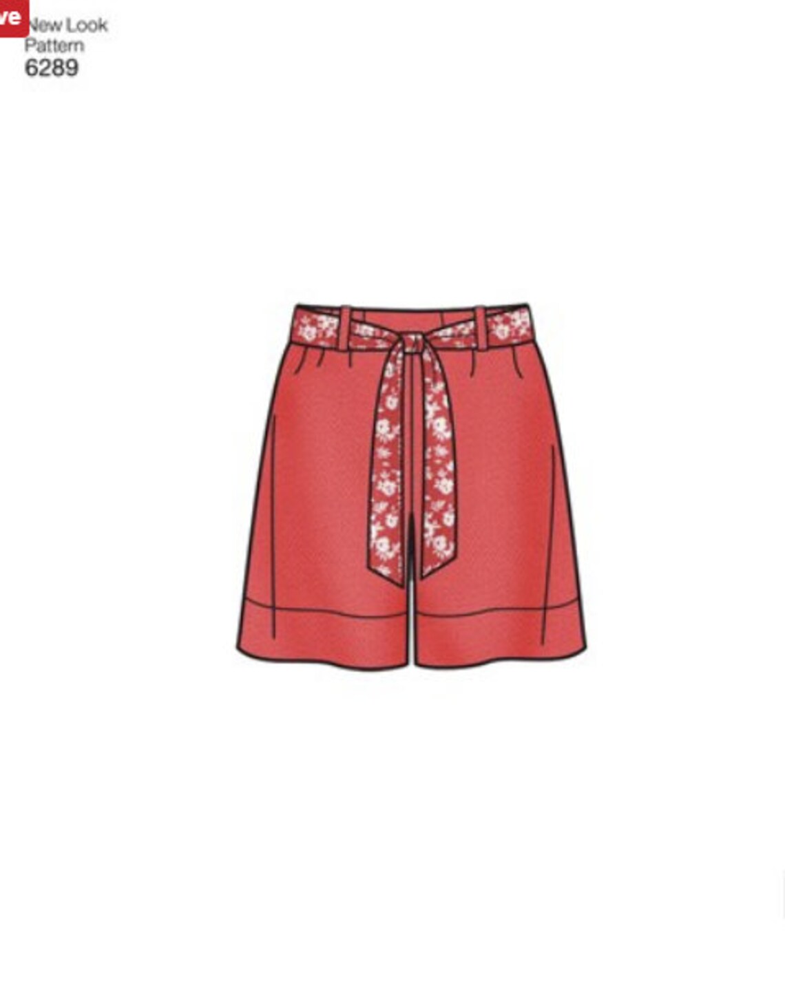 Sewing Pattern Womens Pull-on Pants or Shorts and Tie Belt - Etsy