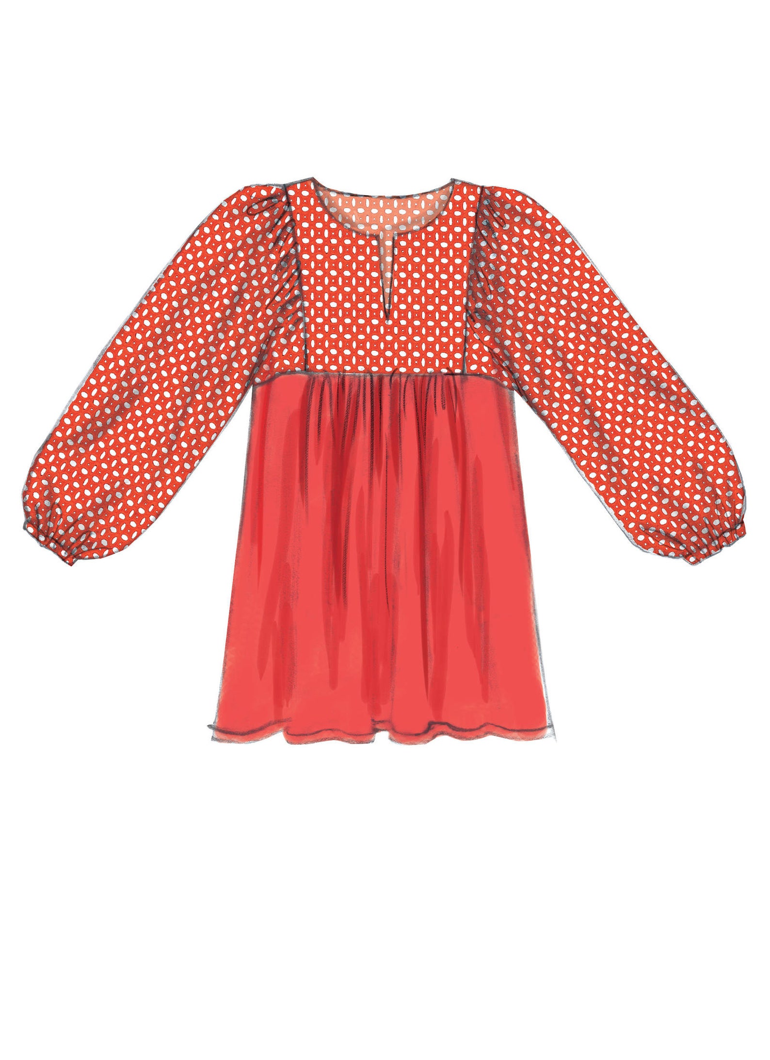 Sewing Pattern for Womens' Gathered Tops and Tunic, Mccall's Pattern ...