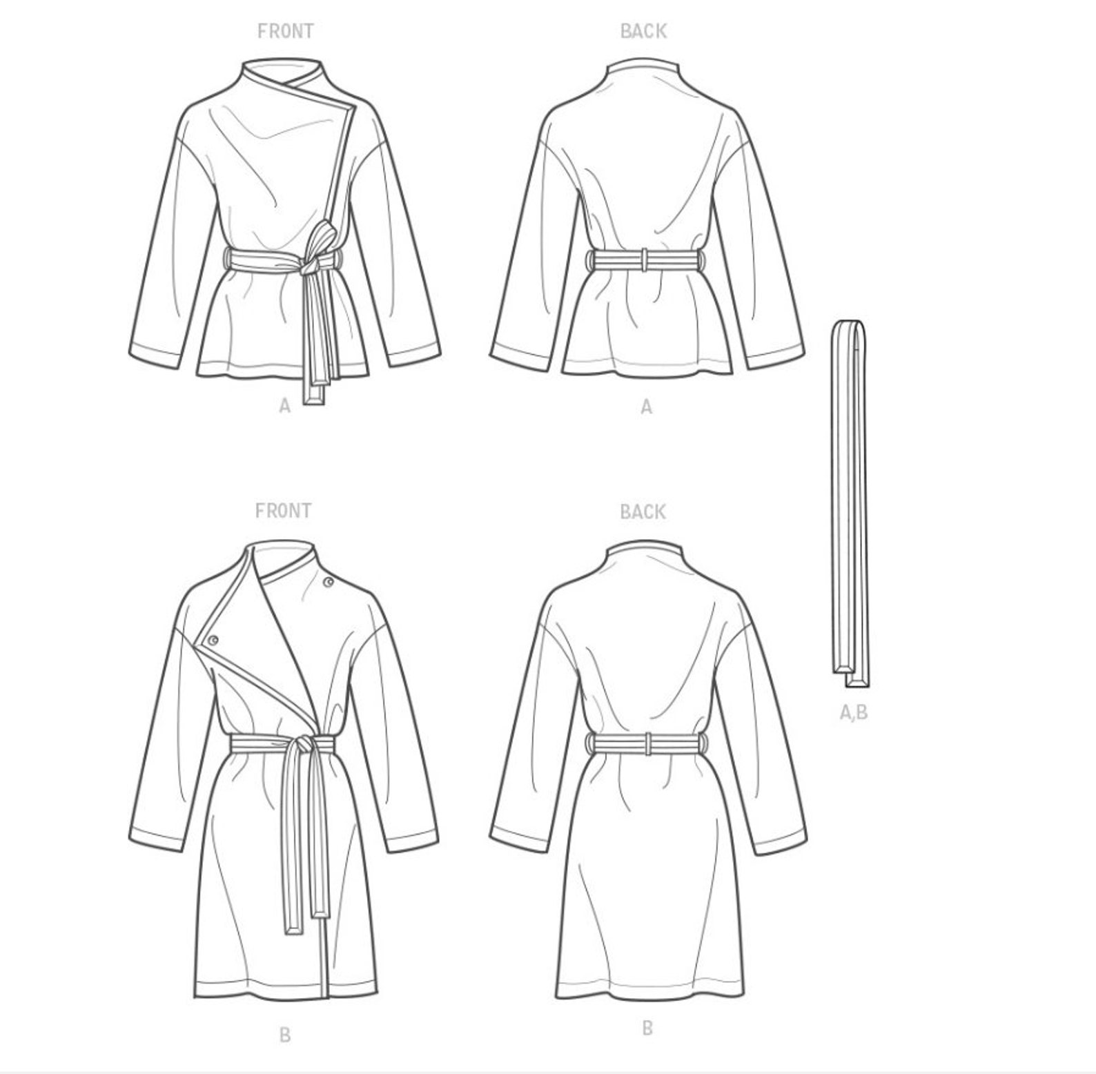 Sewing Pattern for Womens Jacket and Coat New Look N6742 New - Etsy