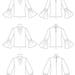 Sewing Pattern for Misses' TOP W/ SLEEVE & CUFF Variations, Vogue ...