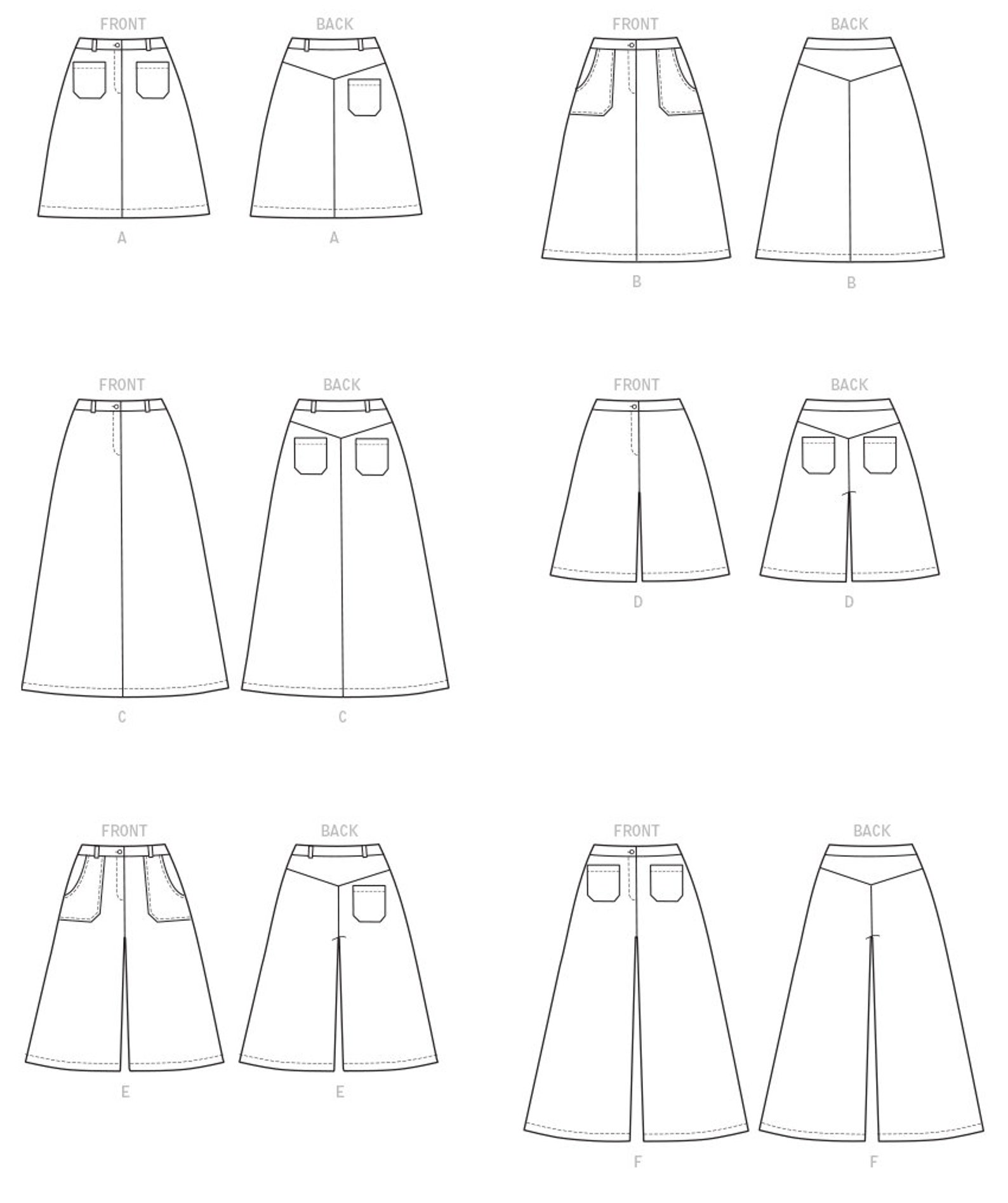 Sewing Pattern for Womens' Wide-leg Shorts Culottes and - Etsy
