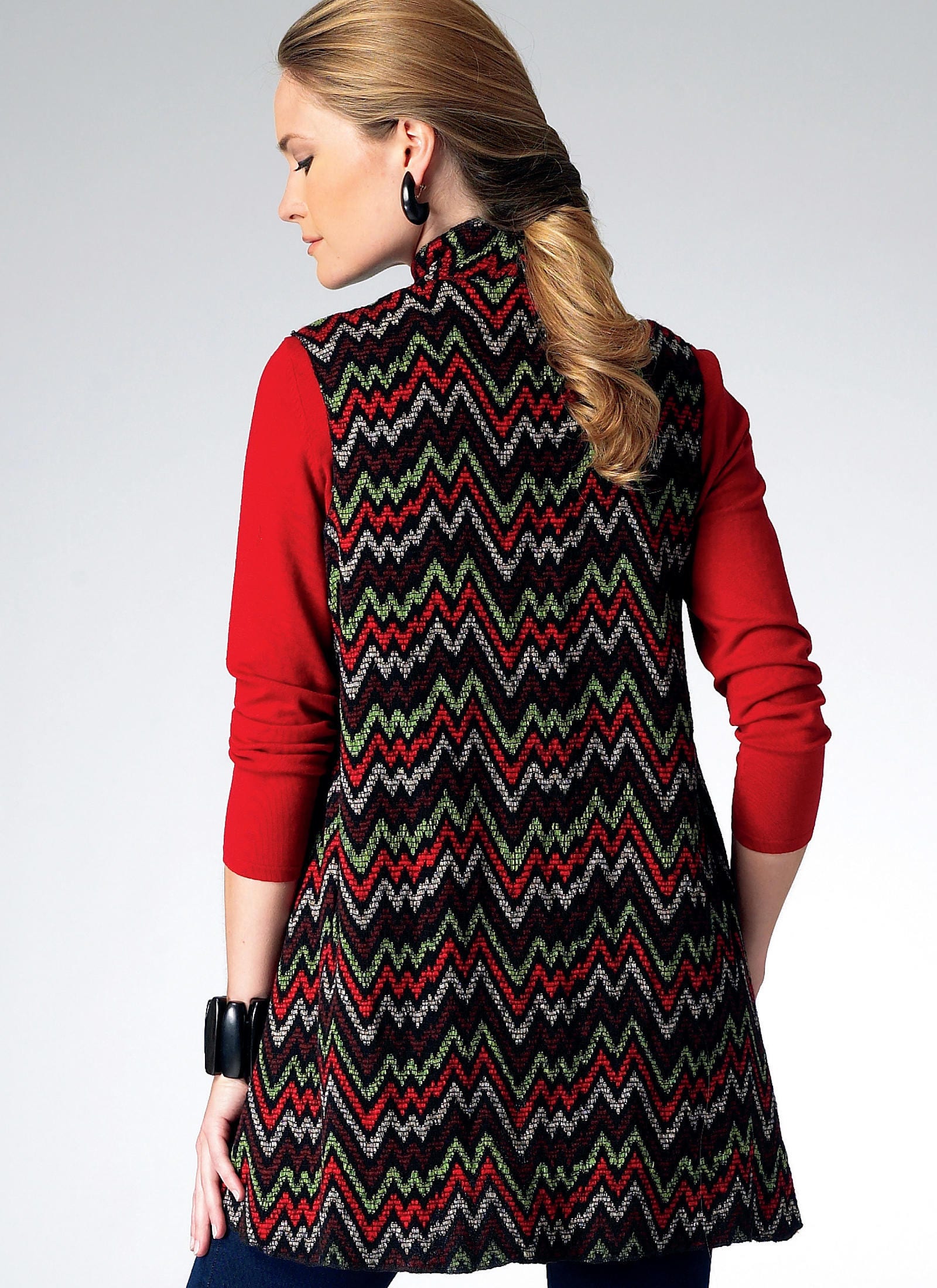 Sewing Pattern for Misses' Drape-Front Vest and Jacket | Etsy