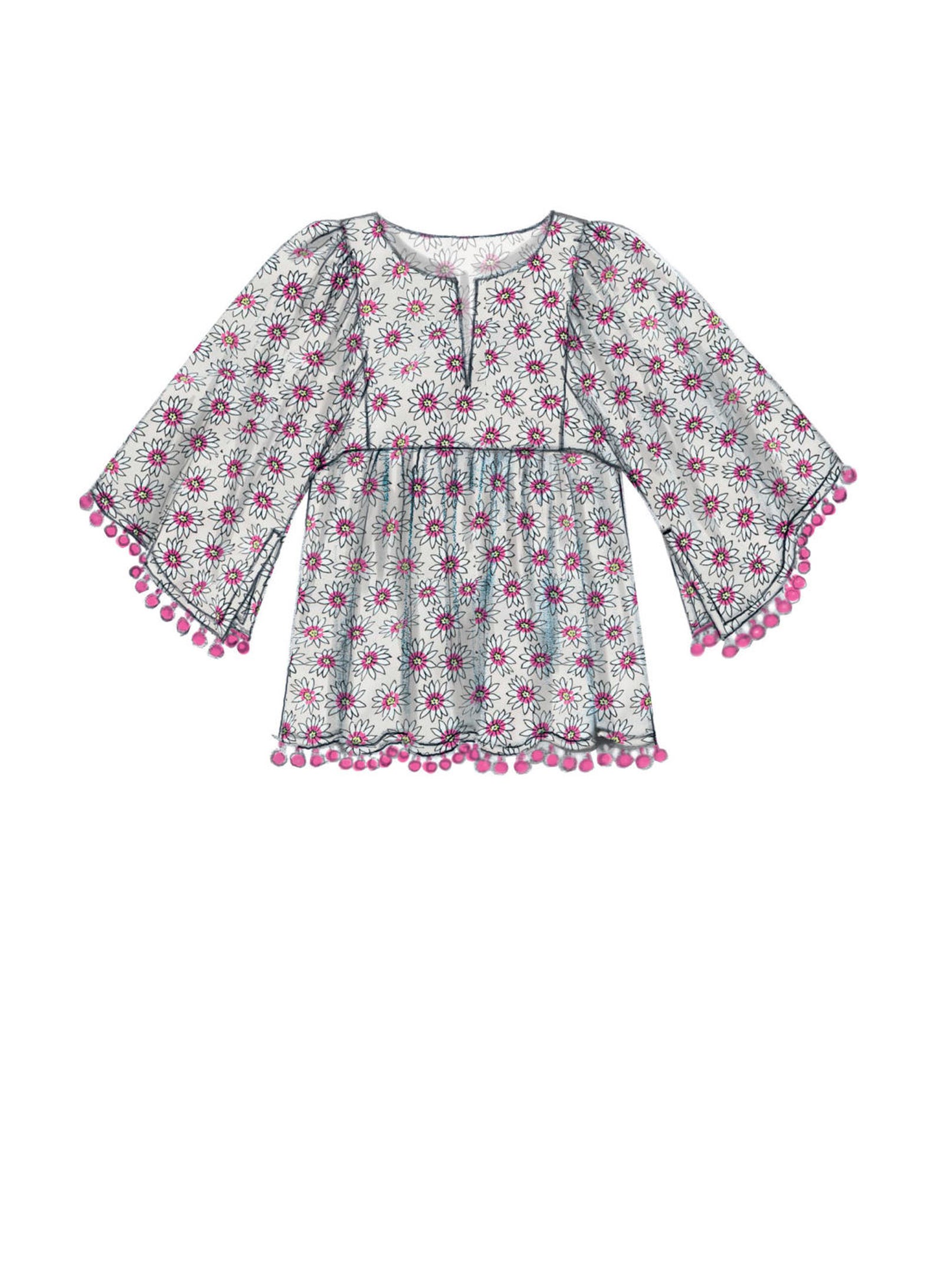 Sewing Pattern for Womens' Gathered Tops and Tunic, Mccall's Pattern ...