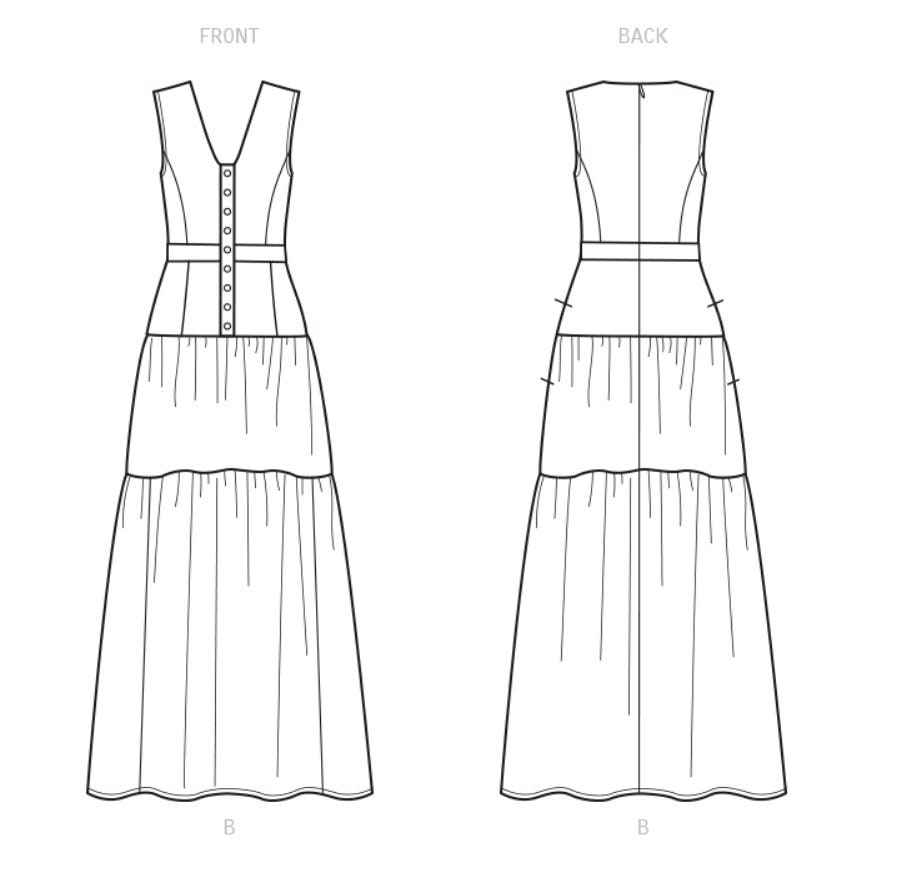 Sewing Pattern for Womens Dress New Look Pattern N6718 New - Etsy