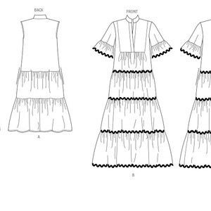 Sewing Pattern for Womens Dress, Butterick Pattern B6993, New Pattern ...