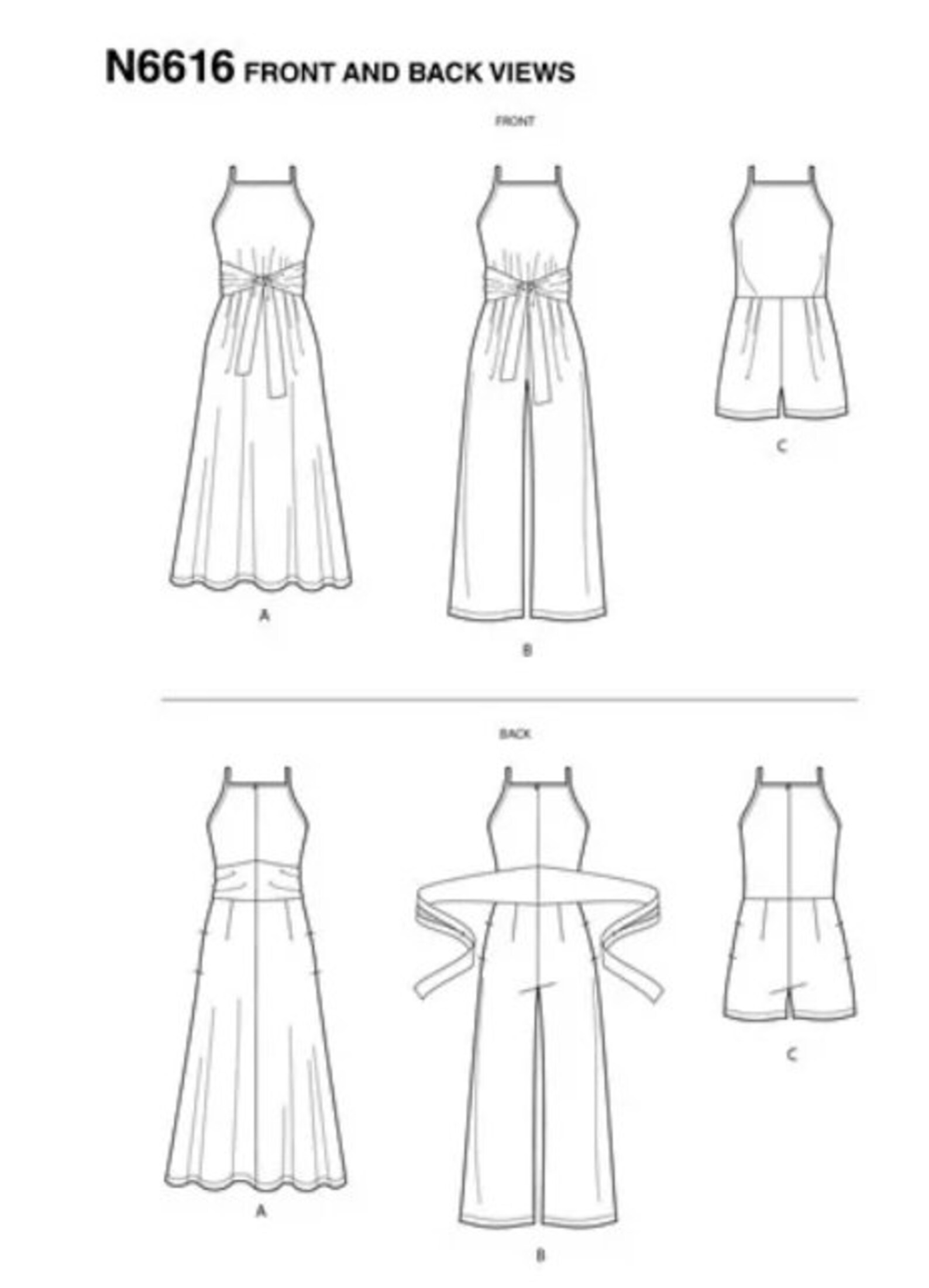 Sewing Pattern for Womens Jumpsuit AND Dress New Look Pattern - Etsy