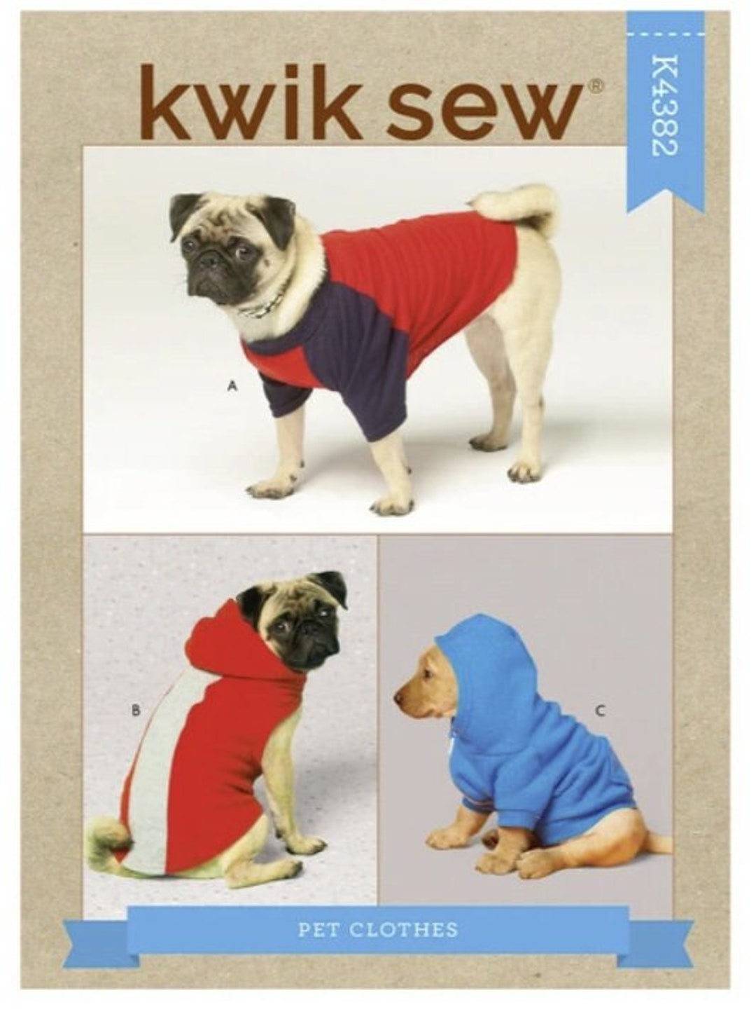 Sewing Pattern for Pet Dog Jacket Dog Hooded Coats and - Etsy