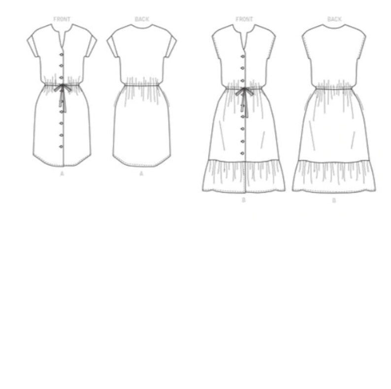 Sewing Pattern for Womens Dresses Butterick Pattern B6758 - Etsy