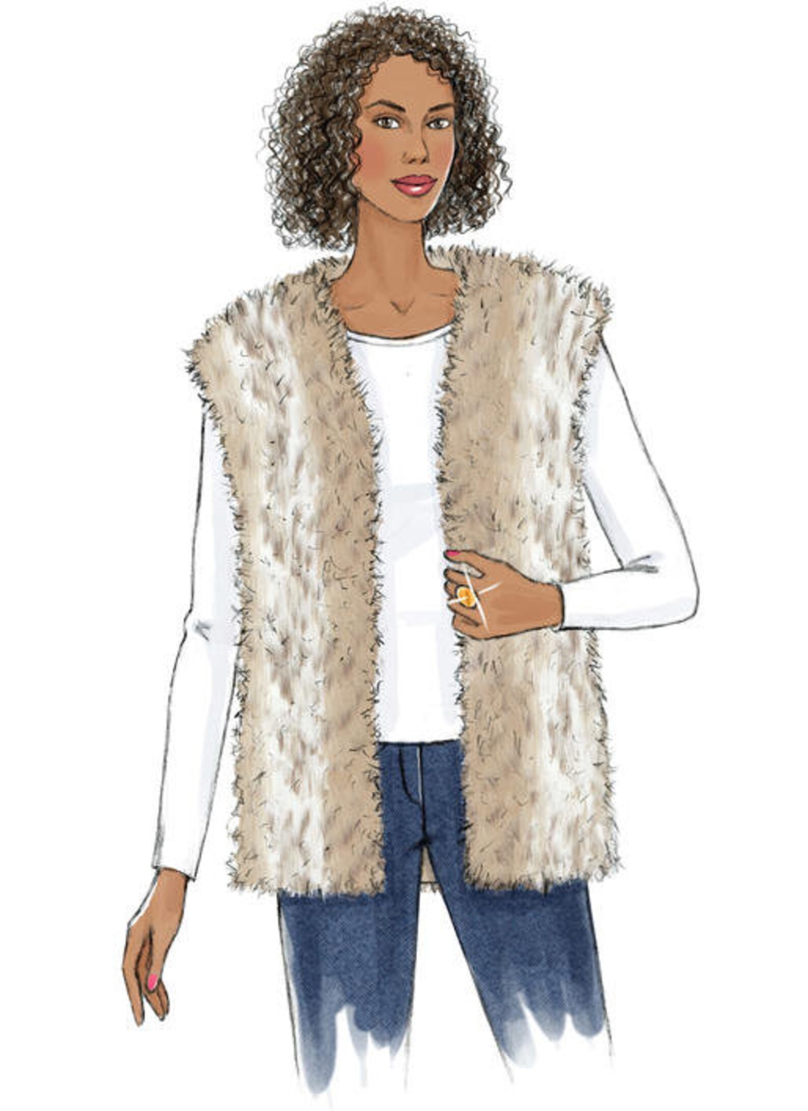 Sewing Pattern for Womens Vests in Five Styles Butterick - Etsy