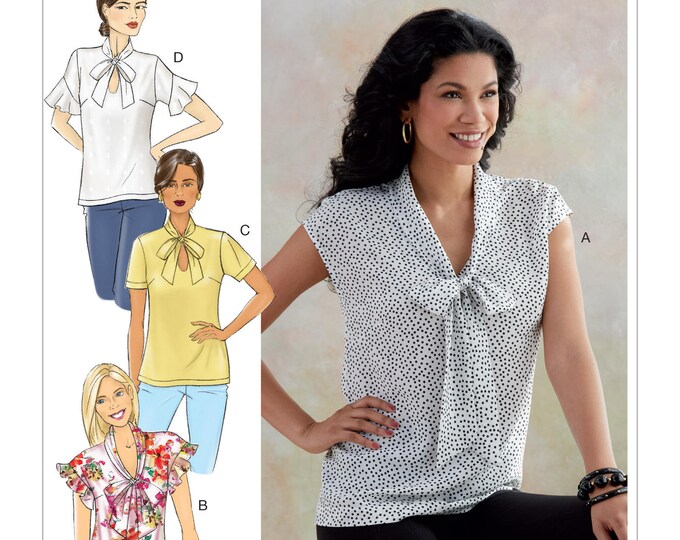 Sewing Pattern for Womens Tops in Misses Sizes, Butterick Pattern B6684 ...