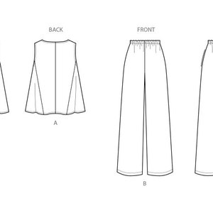 Sewing Pattern for Womens Top & Pants, New Look Pattern N6781, New ...