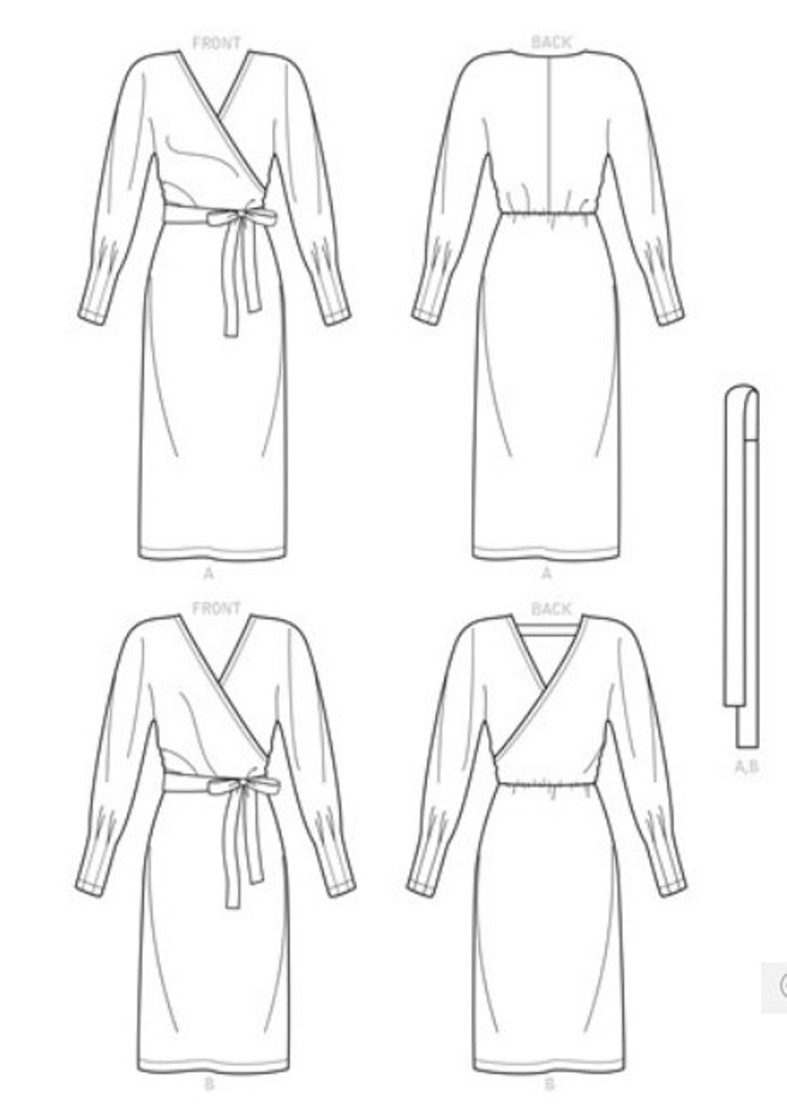 Sewing Pattern for Womens Dress, New Look Pattern N6680, New Pattern ...