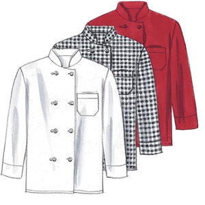 Sewing Pattern for Mens & Womens Restaurant Uniform,mccall's Pattern ...