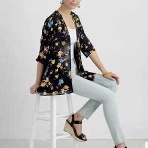 Sewing Pattern for Womens' Fashion Kimonos in Sizes XXS to XXL ...